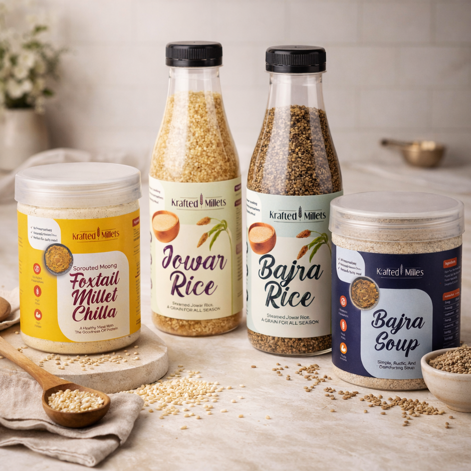 Krafted Millets – Ancient Grains for Modern Healthy Living