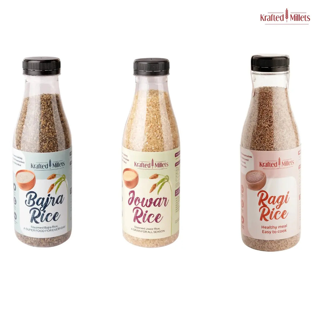 Krafted Millets - Ragi,Bajra,jowar,Kodo Millet