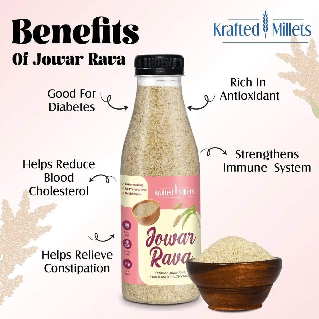 Krafted Millets - Ragi,Bajra,jowar,Kodo Millet